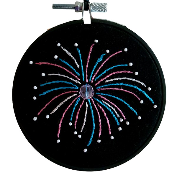 Firework Embroidery - Etsy