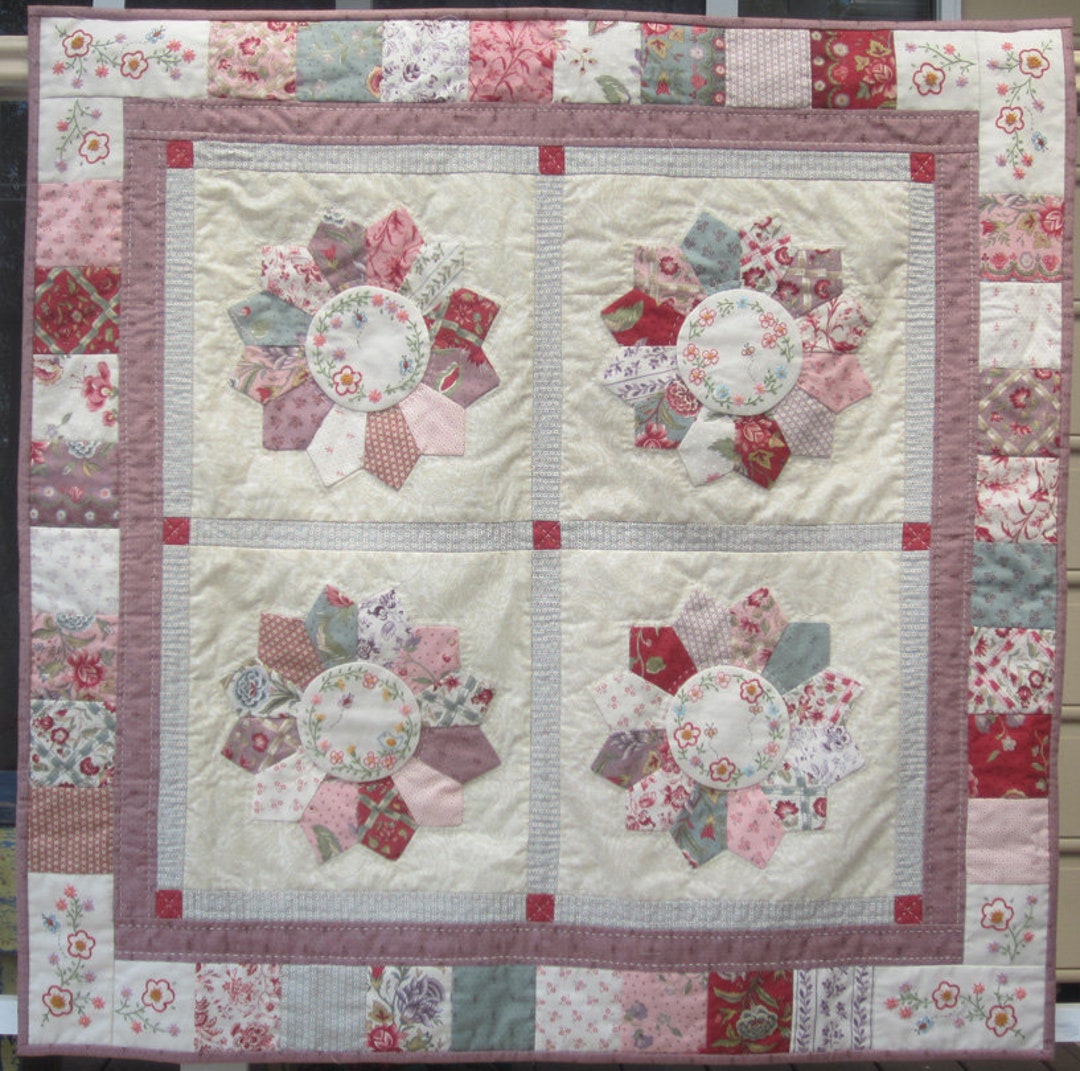 Dresden Flowers Quilt Pdf Pattern - Etsy