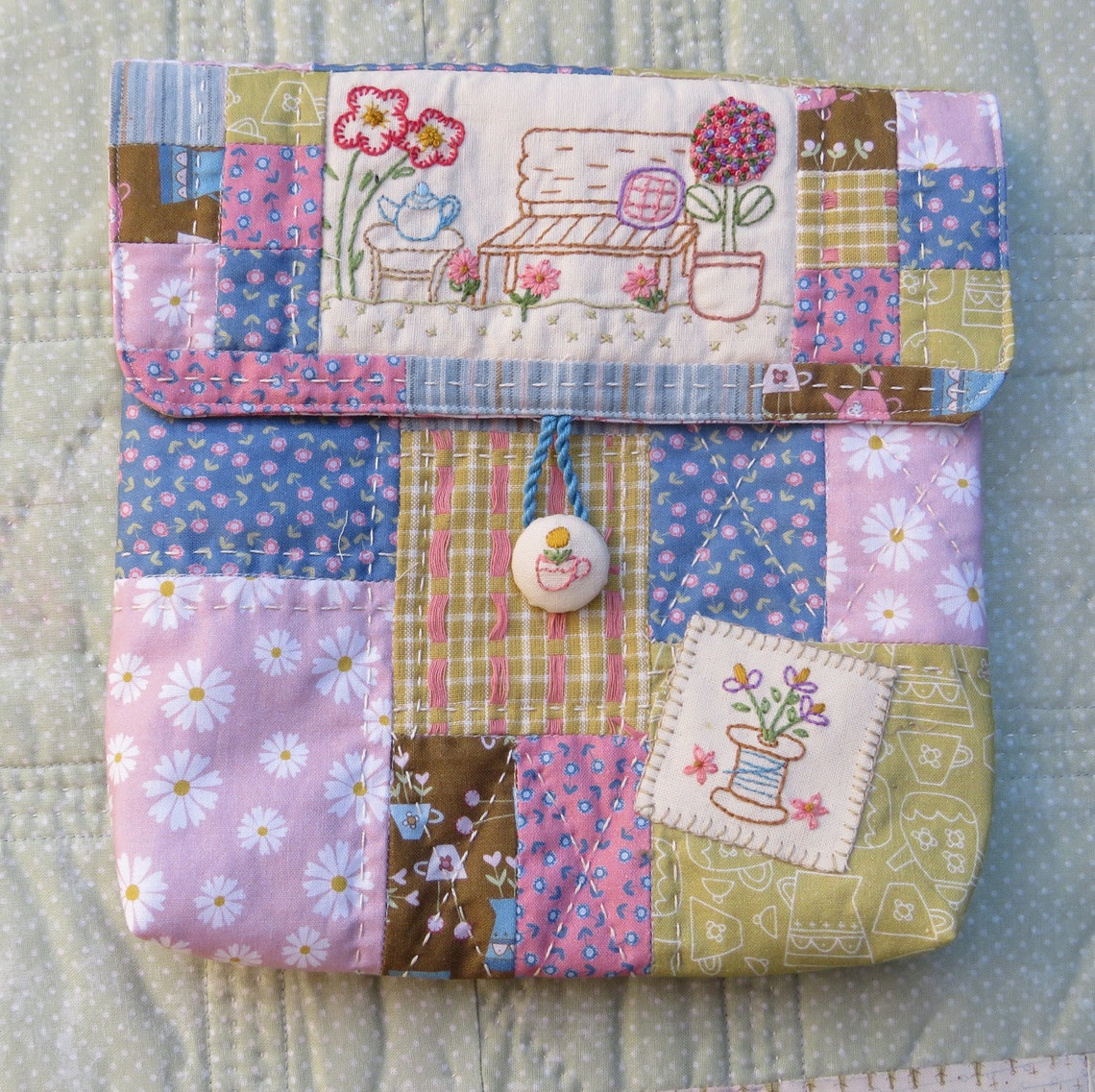 Slow Stitching Project Bags PDF Pattern - Etsy