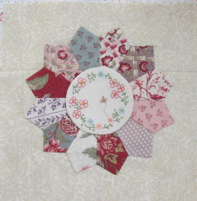 Dresden Flowers Quilt Pdf Pattern - Etsy
