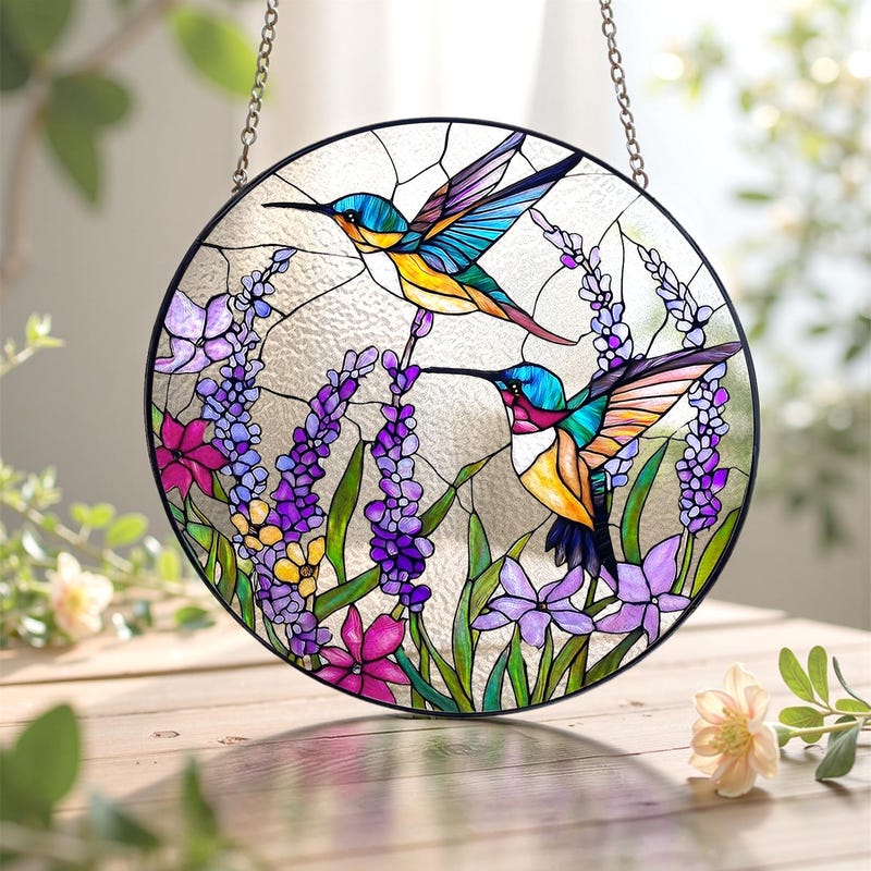 Hanging Art Light Glass - Etsy UK