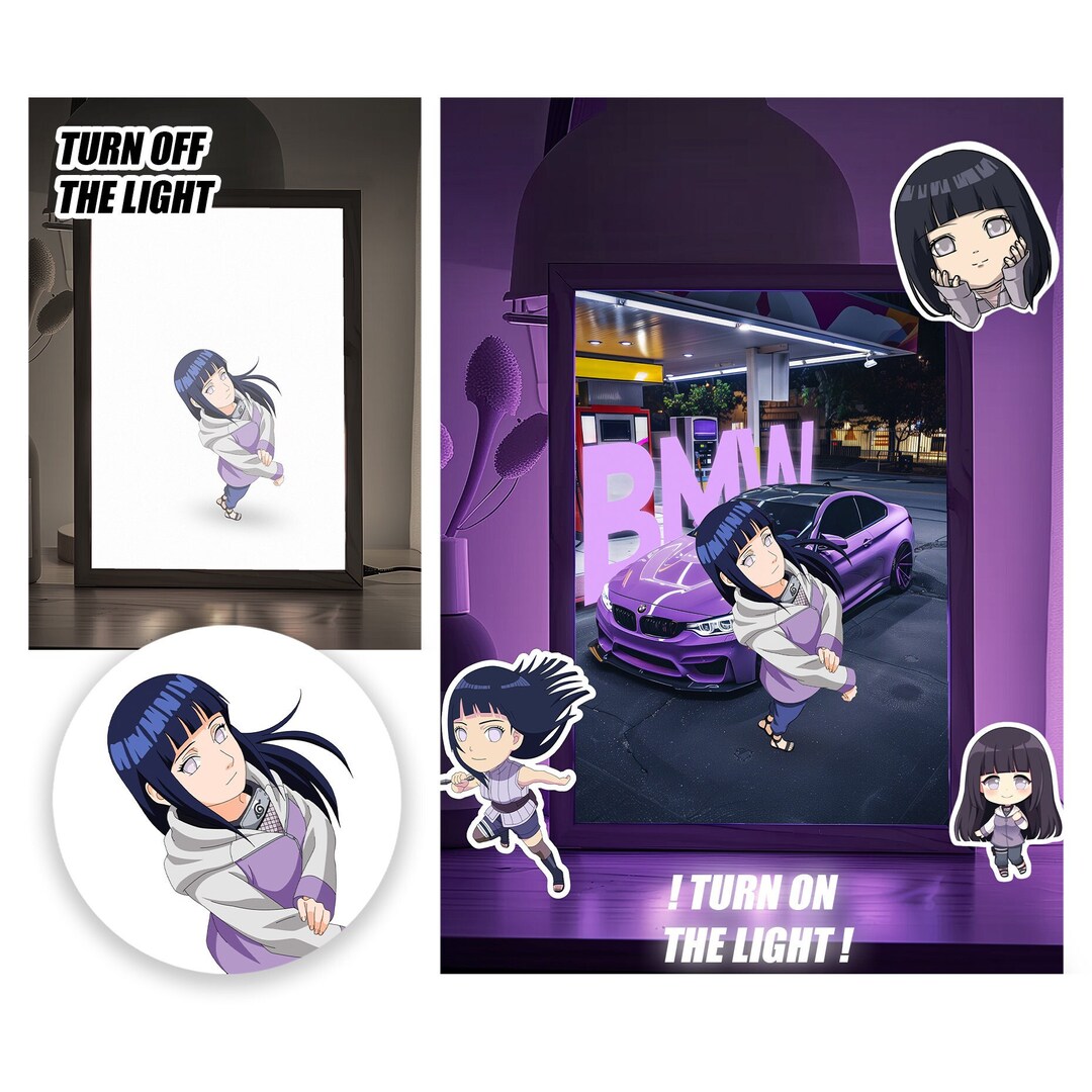 Customizable Car Photo Art Frame Light, Car Portrait Light Painting ...