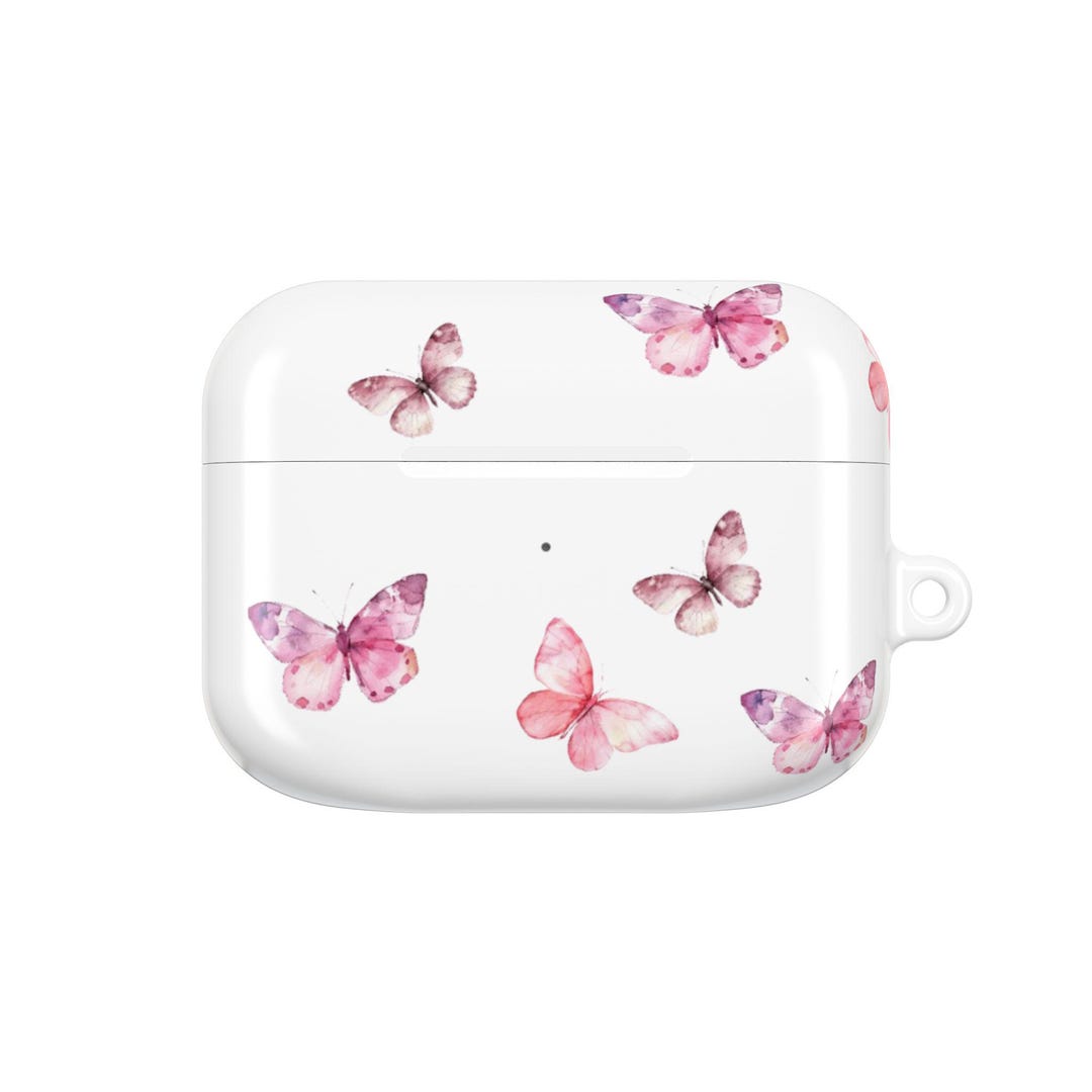 Butterfly AirPod Case, Cute Airpods Cover, Floral Design, Gift for Her ...