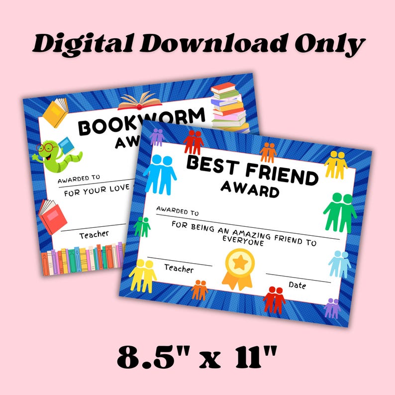 End of Year Student Award Certificates | Superhero Superlatives (PDF ...
