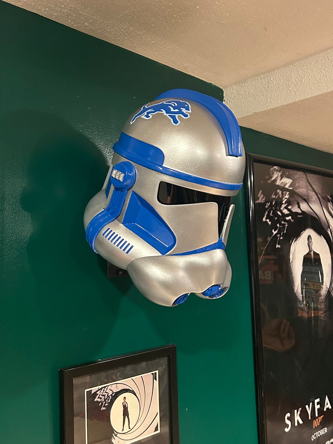Wall Mounted Helmet Stand - Etsy