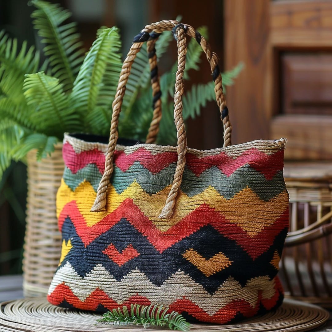 Unique Tote Gift for Her,istanbul Style Boho Bag-tote Bag,jute Tote Bag ...