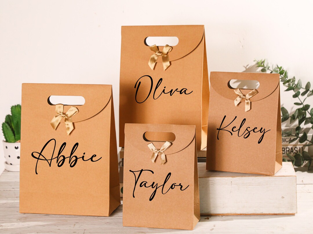 Personalized Gift Bags,bridesmaid Proposal Gift Bags,cute Gift Bag ...