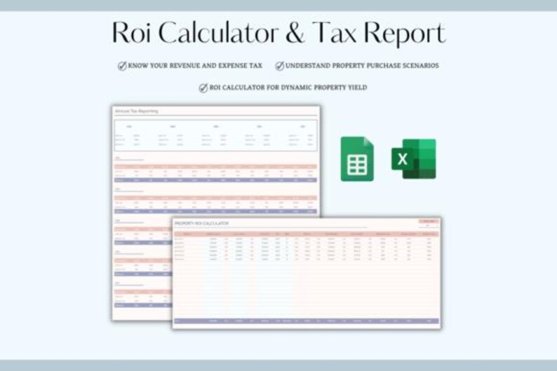 Airbnb Spreadsheet, Vacation Rental Income and Expense Tracker, Rental Airbnb Template, Airbnb ...