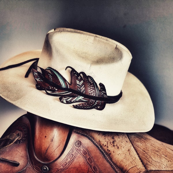Feather Hat Band - Etsy