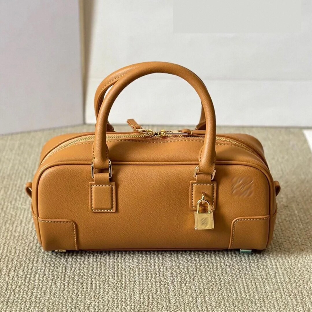 Small Top Handle Bag,bowling Handbag,leather Shoulder Bag - Etsy