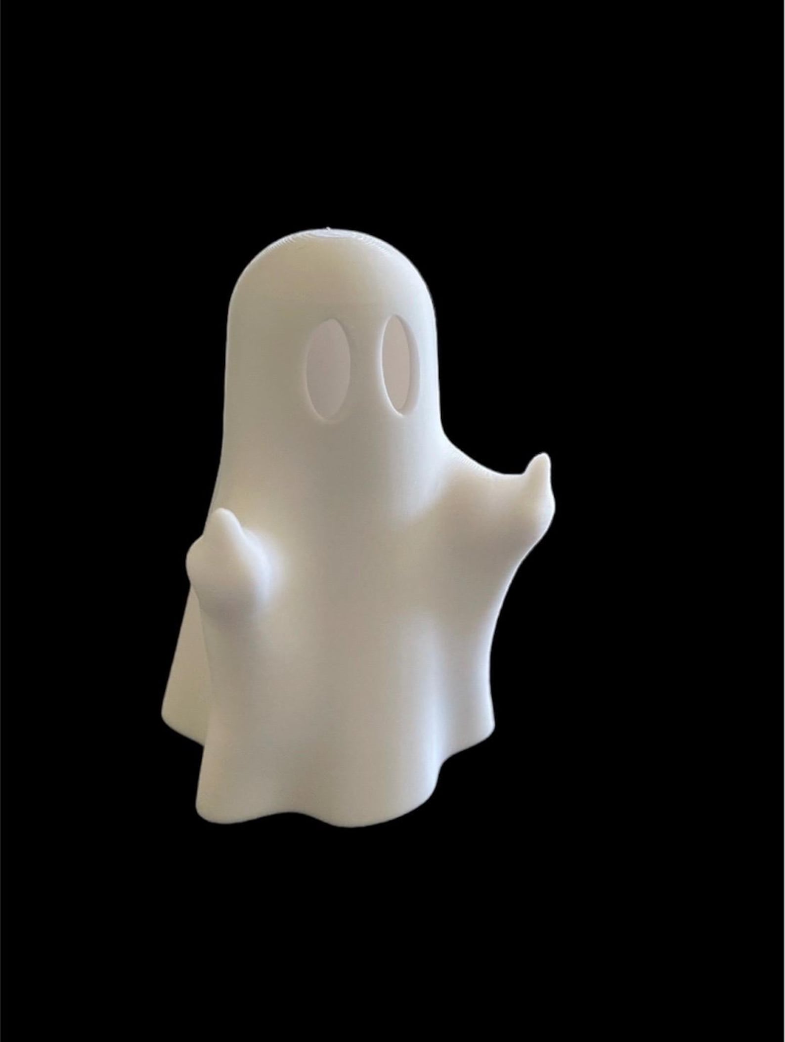Rude Ghost Ornament, Middle Finger Ghost, 3D Printed, Halloween ...