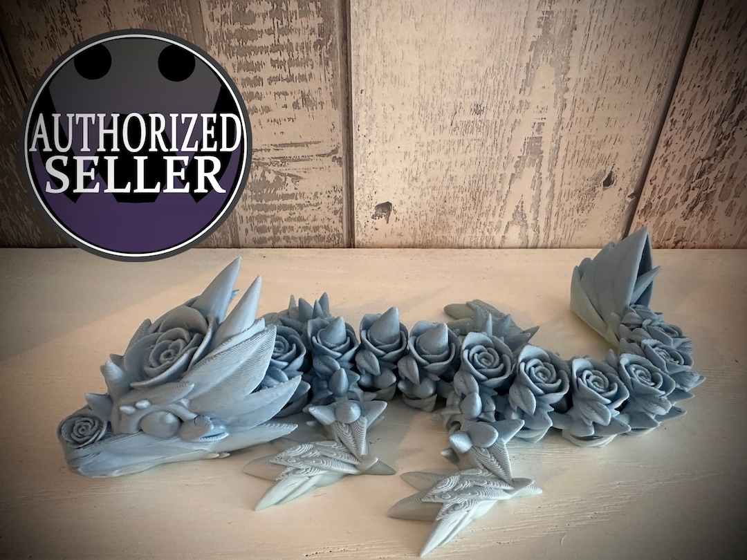 Baby Rose Cinderwing Dragon Gift for Adults Desk Buddy 3D Printed ...