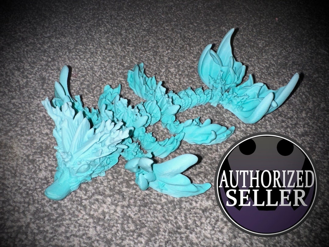 Flexi Dragon Fidget Cinderwing Baby Tiktok Dragon 3D Printed Dragon ...