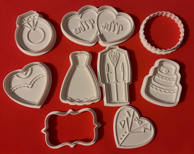 Bridal Shower 5-piece Cookie CUTTER Set - Etsy