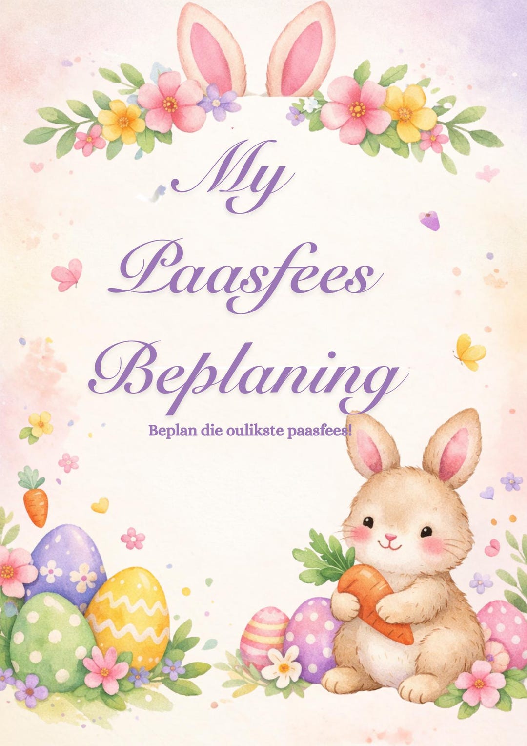Easter Planning Template | Editable Canva Activities | Egg Hunt Guide ...