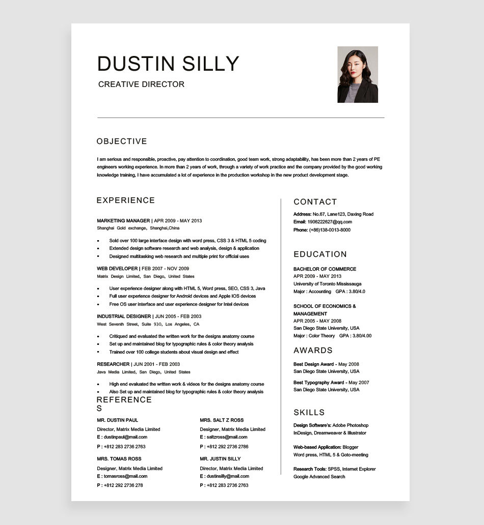 30 RESUME TEMPLATE Word. Professional Resume Template, Curriculum Vitae - Etsy
