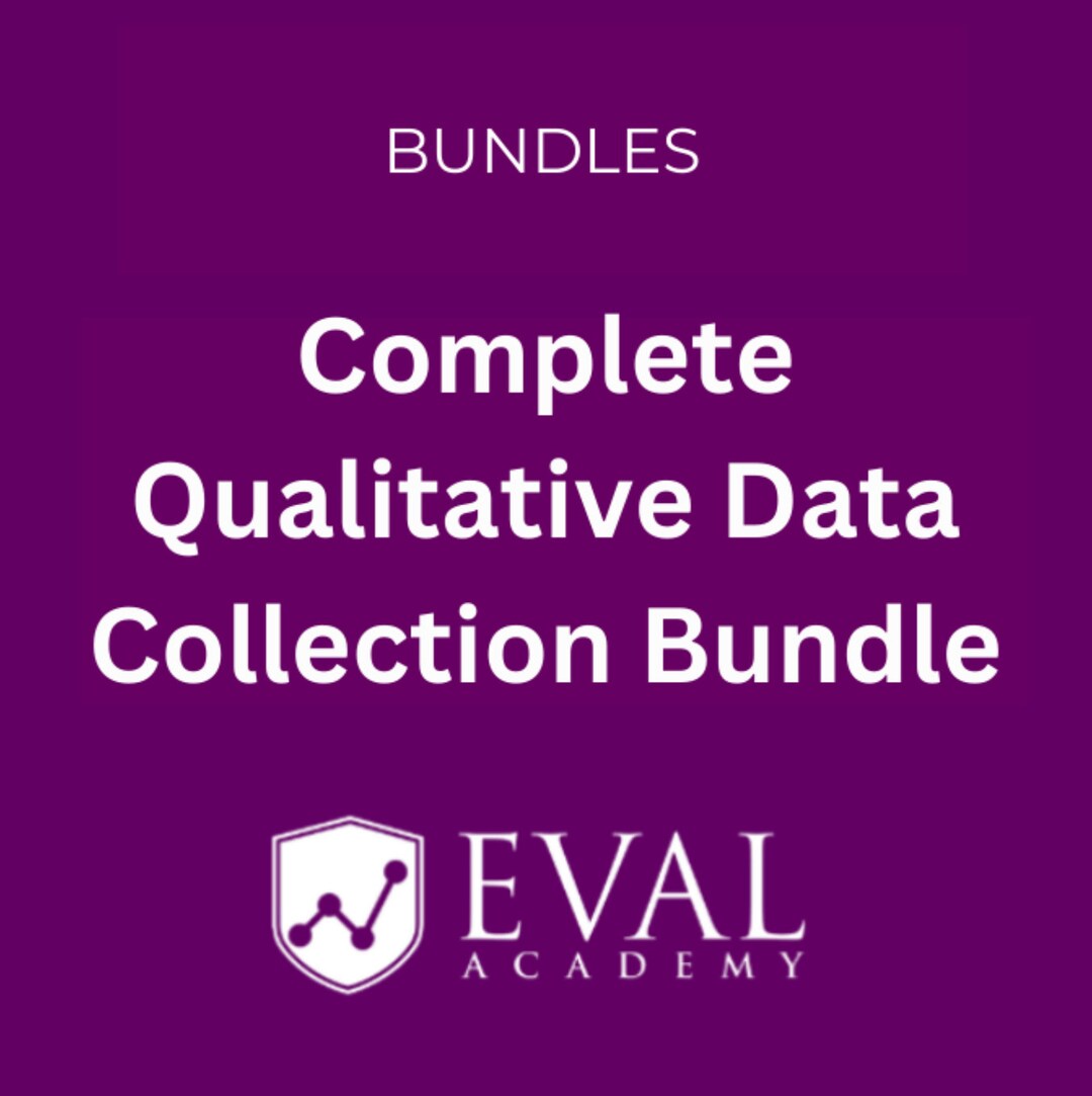 Complete Qualitative Data Collection Bundle - Etsy