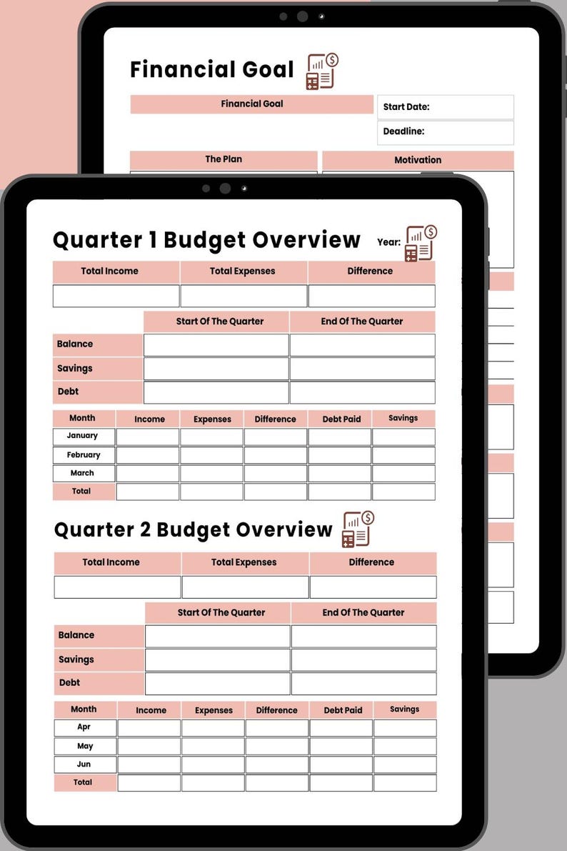 2026 Budget Planner Printable, Editable Daily Weekly Monthly (digital ...