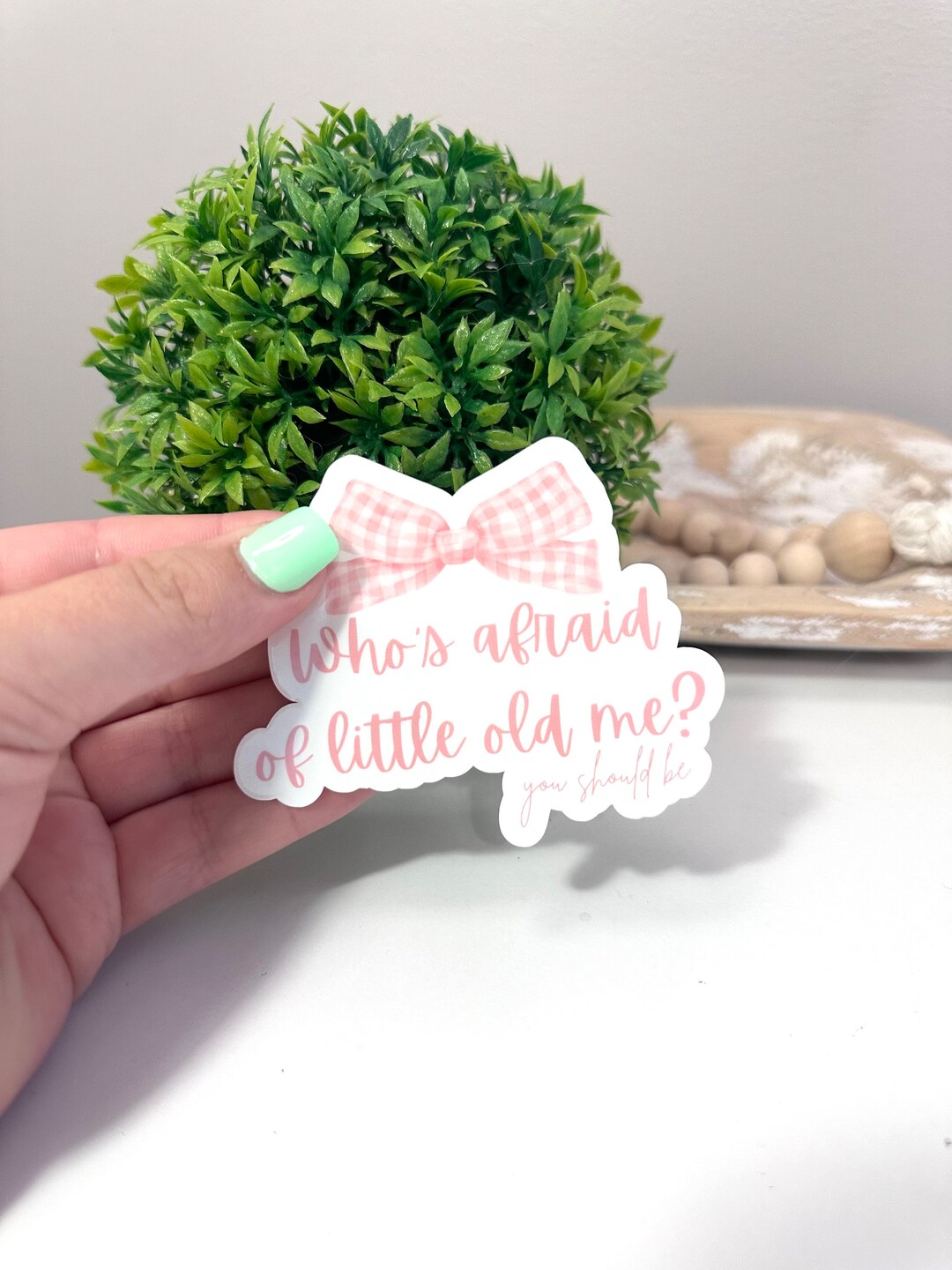 Whos Afraid of Little Old Me Taylor Swift | Tumbler Sticker | Laptop ...