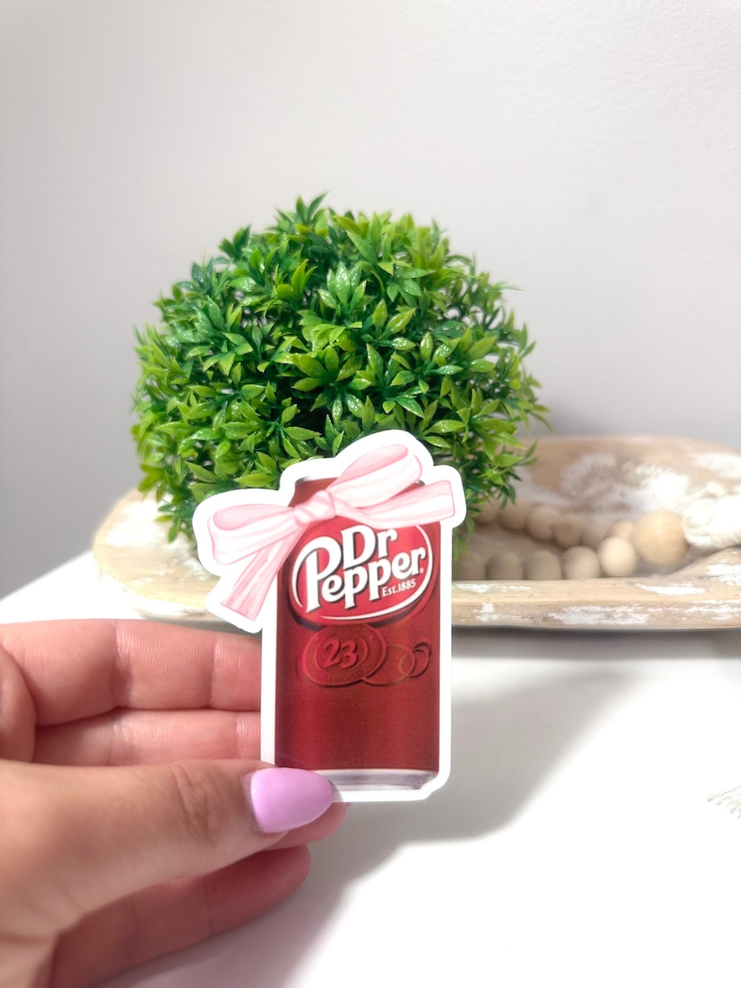 Dr. Pepper Coquette Bow | Tumbler Sticker | Laptop Sticker | Kindle ...