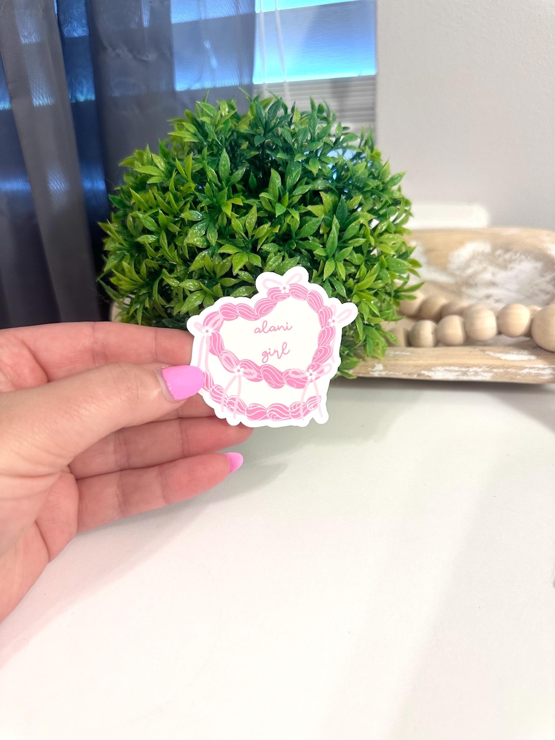 Alani Girl Cake | Tumbler Sticker | Laptop Sticker | Kindle Sticker - Etsy