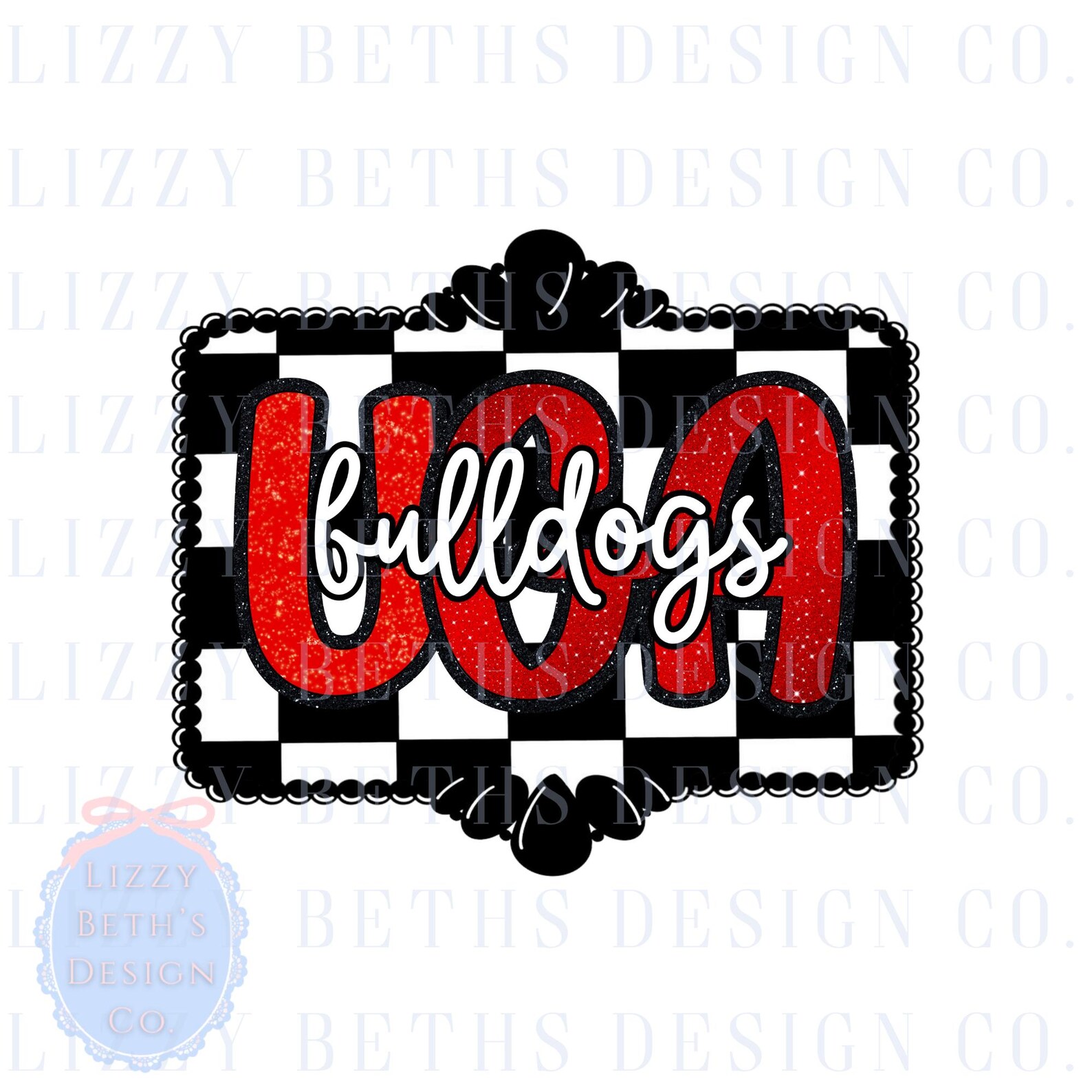 University of Georgia Preppy Letters PNG | Georgia Bulldogs PNG | PNG ...