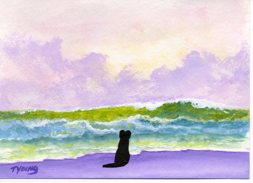 Black Lab HEAVEN'S LIGHT Limited Edition Reproduction Art Print by Todd ...