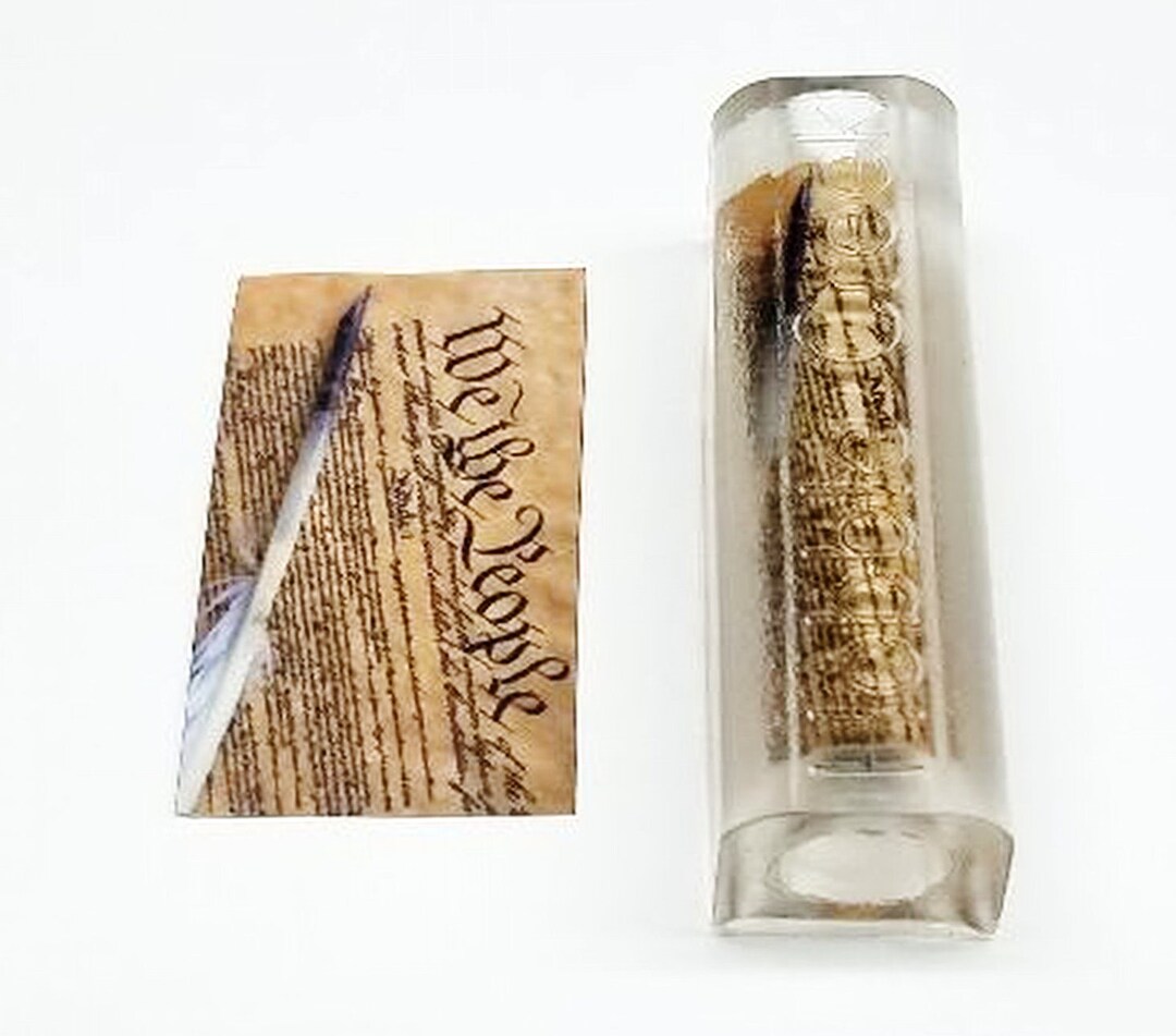 US Constitution Pre-tubed Bolt Action Pen Blank - Etsy