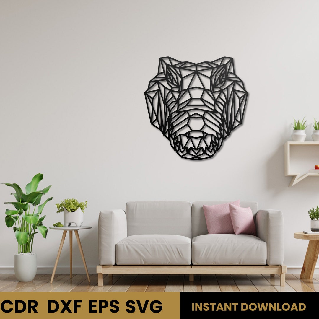 Crocodile Digital File, Polygonal Animal, Geometric Polygon, Polygonal ...