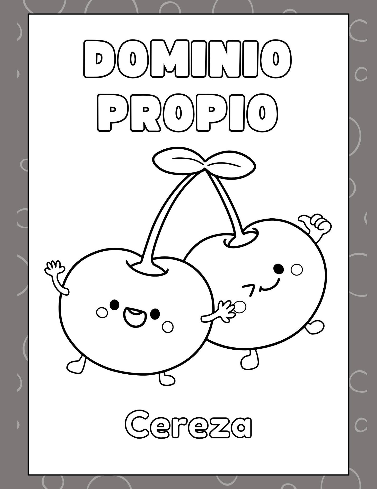 Libro Para Colorear - El Fruto Del Espiritu (spanish Coloring Book ...