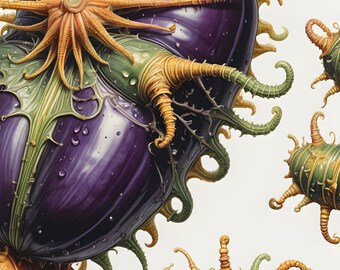 Haeckel Inspired Digital Artwork Surrealist Fantasy Marine Ocean Sea ...