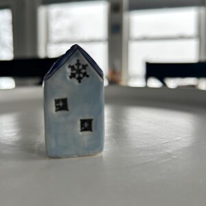 Tiny House Ski Chalet - Charming Winter Getaway Decor for Home or Gift ...