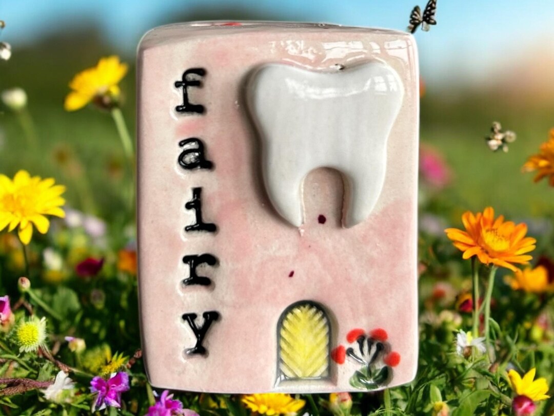 Tooth Fairy Tiny House, Handcrafted Magical Tooth Holder for Kids ...