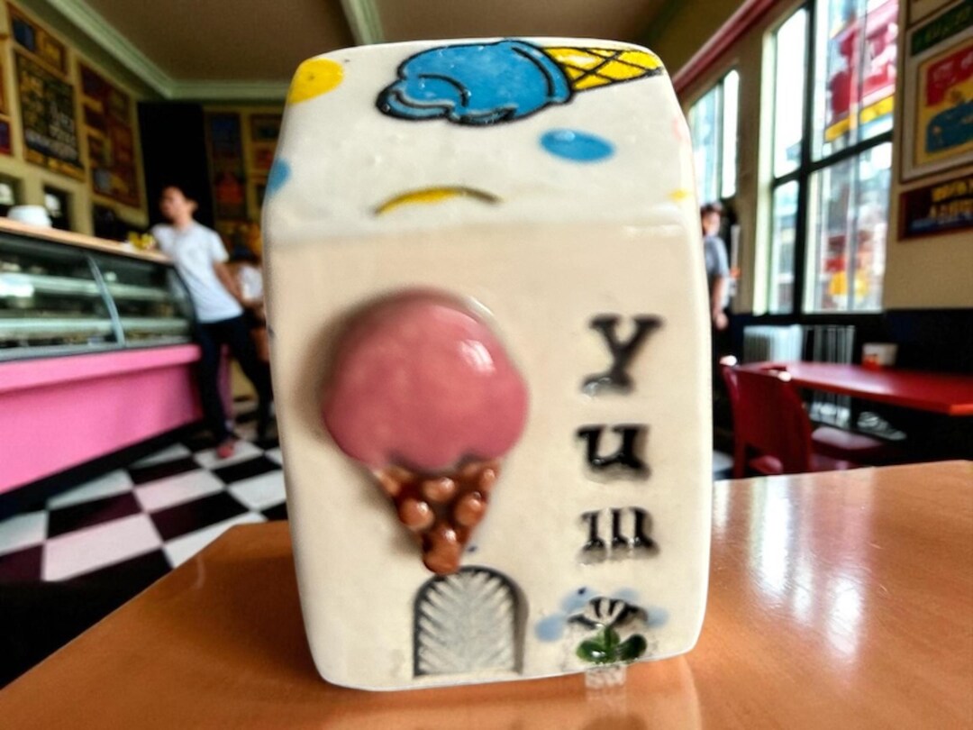 Miniature Ice Cream Cone House: Playful Home Decor, Gift for Collectors ...