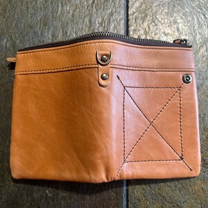 Mens Genuine Leather Soft Brown Wallet, Rustic, Very Unique Cowboy ...