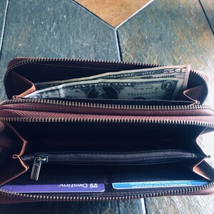 Genuine Leather Hand Tooled Vintage Patterned, Brown Cowhide Leather ...