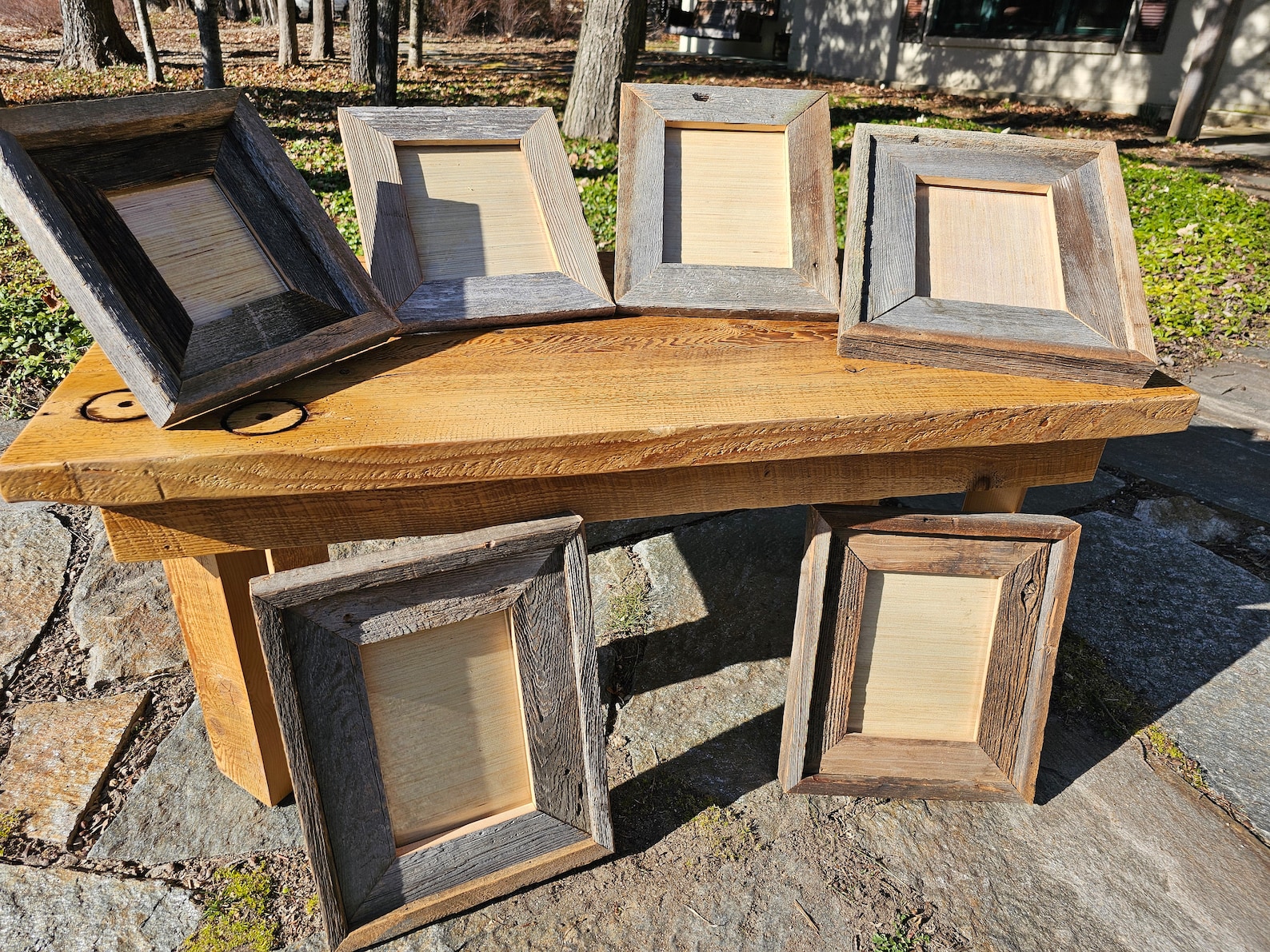 Rustic Barnwood Frames - Etsy
