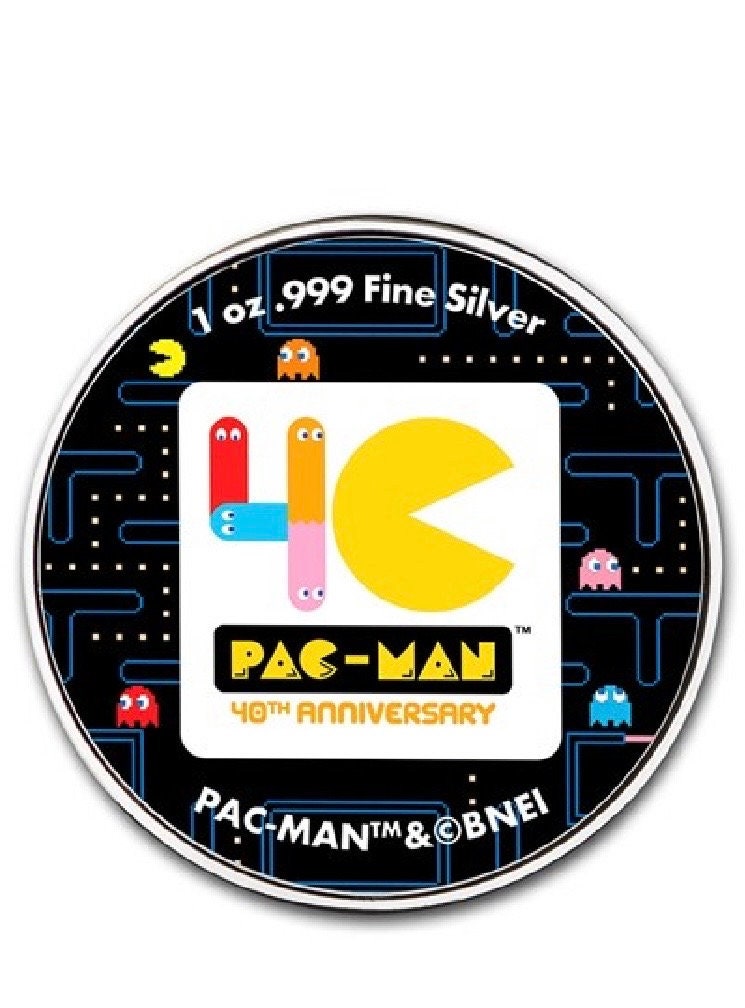 2020 Niue Colorized 1oz Silver PAC-MAN 40th Anniversary Coin - Etsy