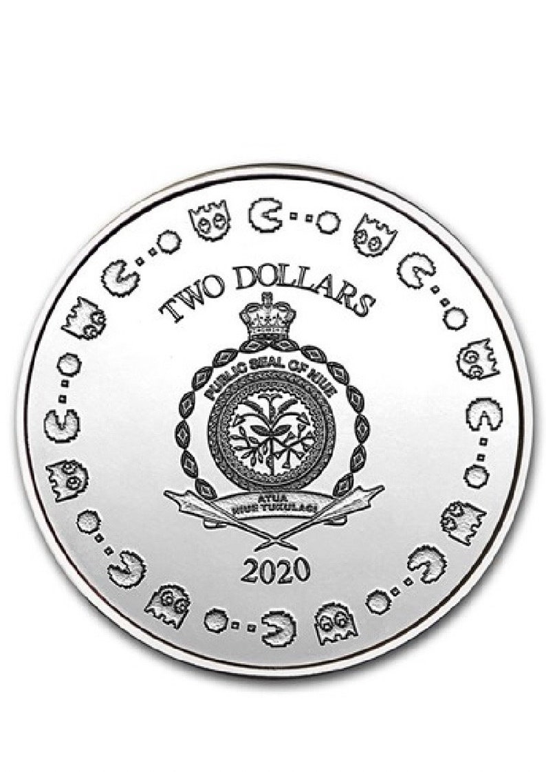 2020 Niue Colorized 1oz Silver PAC-MAN 40th Anniversary Coin - Etsy