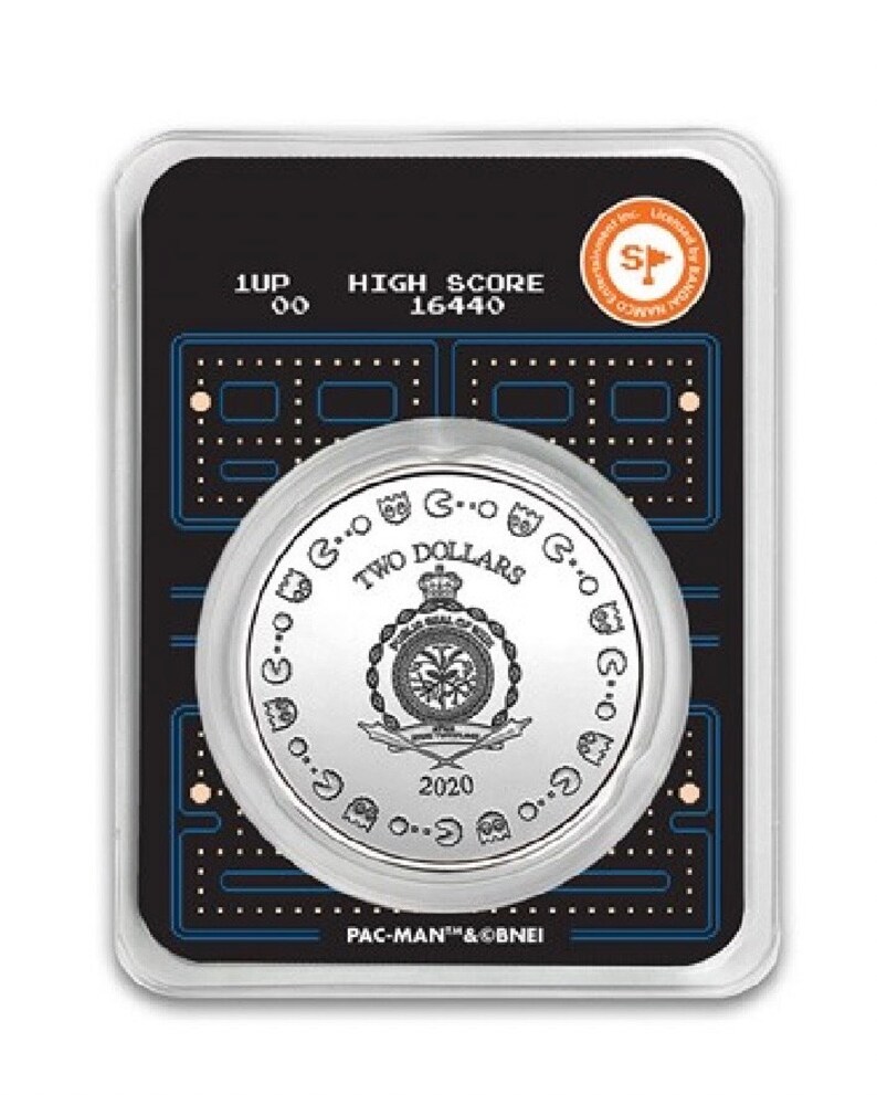 2020 Niue Colorized 1oz Silver PAC-MAN 40th Anniversary Coin - Etsy