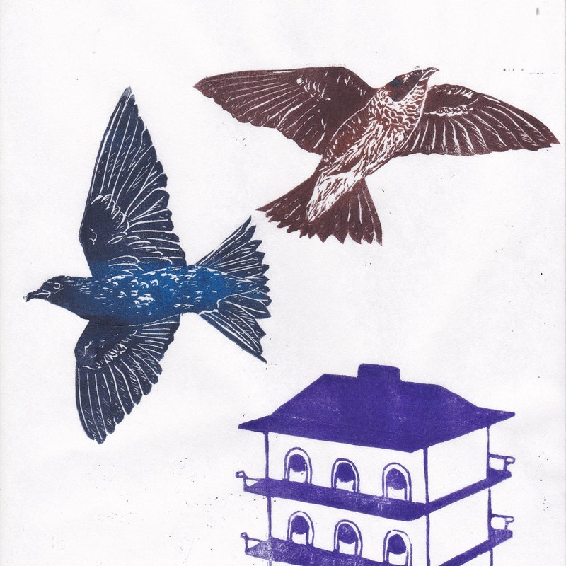 Purple Martin House - Etsy