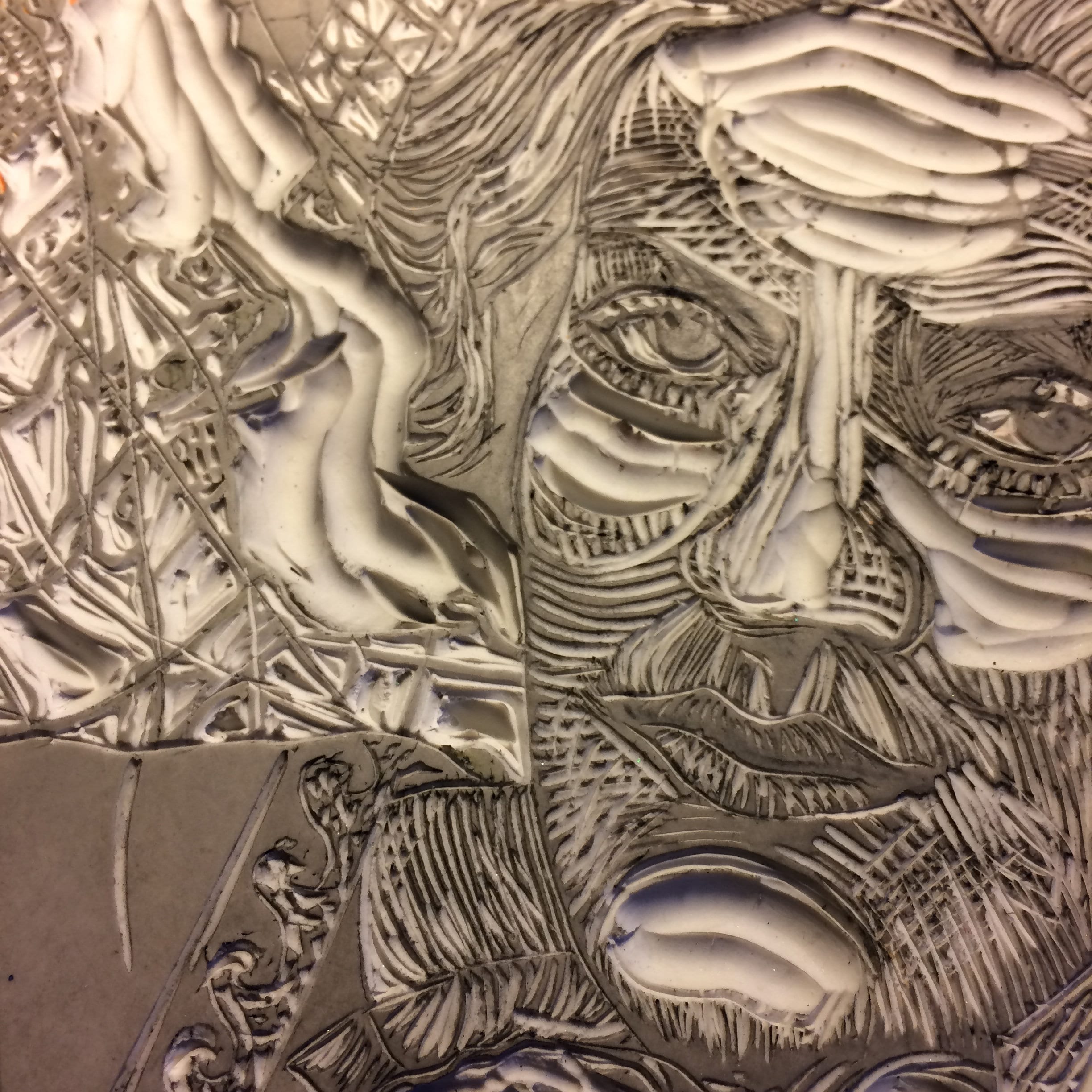 Linocut Portrait of Trailblazing Canadian Geologist and Paleontogist ...