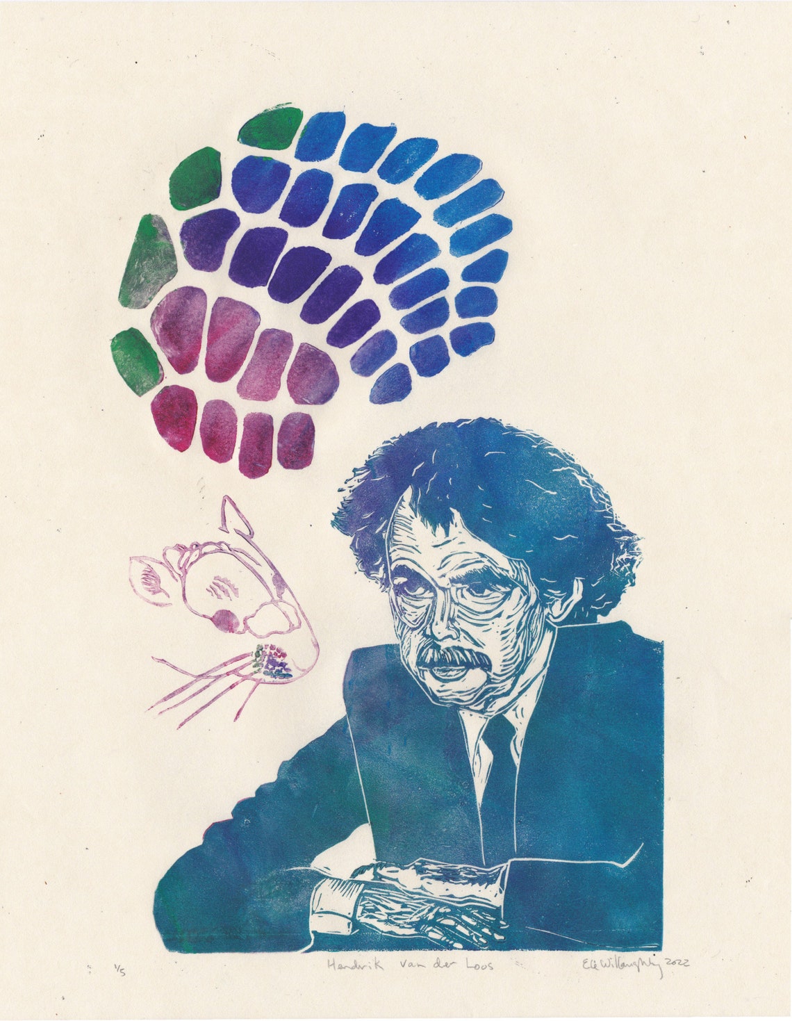 Neuroscientist Hendrik Van Der Loos and the Mouse Barrel Cortex, Lino ...