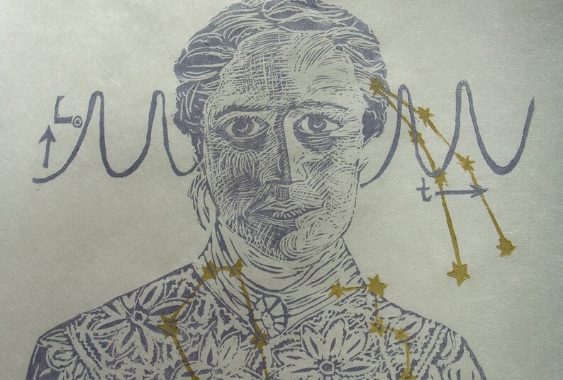 Astronomer Henrietta Swan Leavitt Print Lino Block Print | Etsy Astronomer Henrietta Swan Leavitt Print Lino Block Print | Etsy
