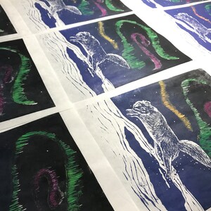 Arctic Fox and Aurora, Folklore of the Northern Lights, Firefox - Etsy