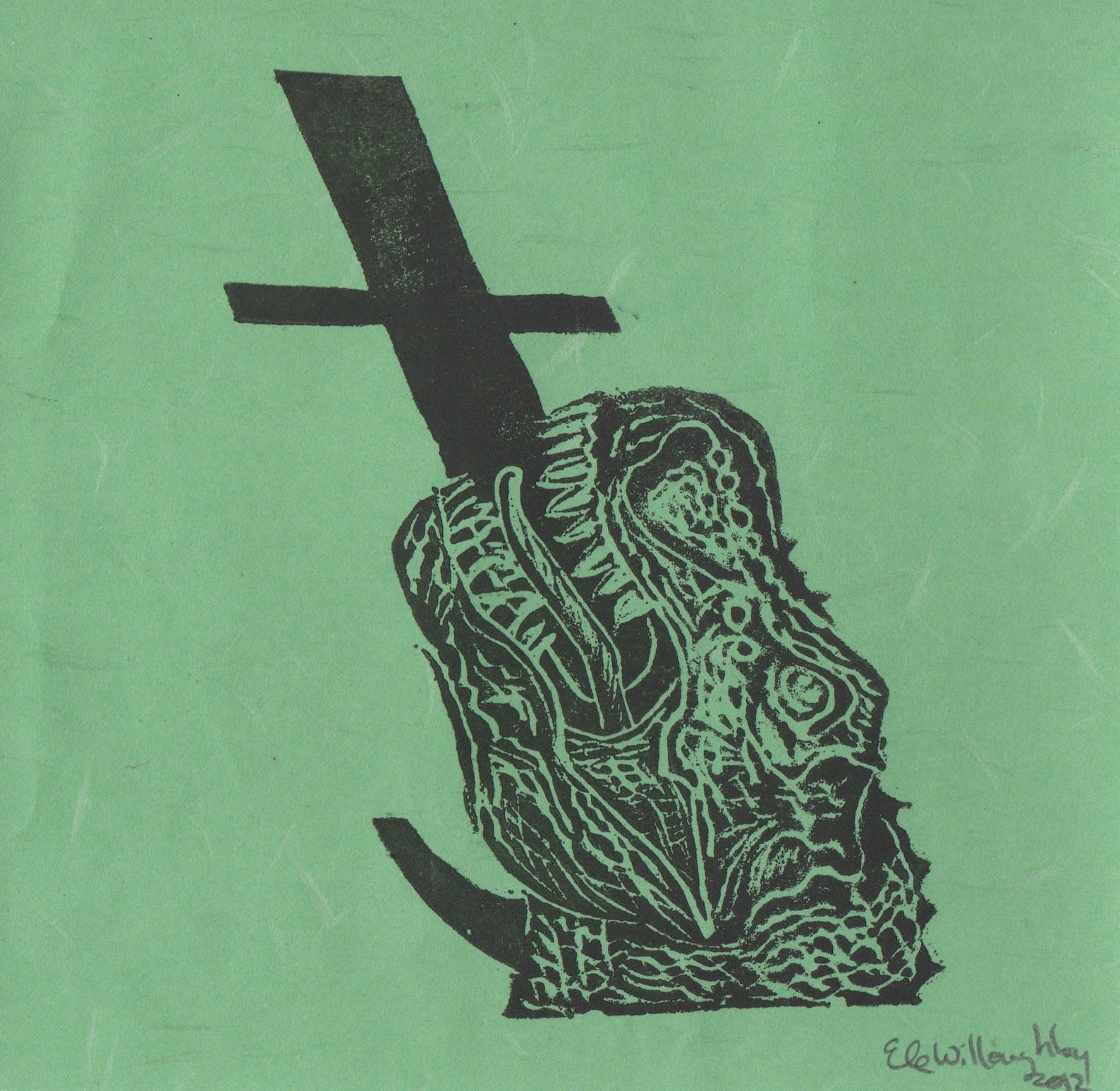 Snail S Monogram Linocut Alphabet Typographic Lino Block - Etsy Canada