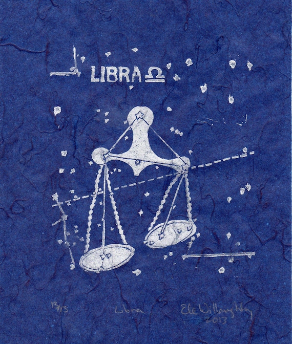 Libra Constellation Map