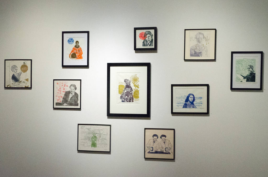 Lise Meitner and Nuclear Fission Print, History of Physics, Lino Block ...