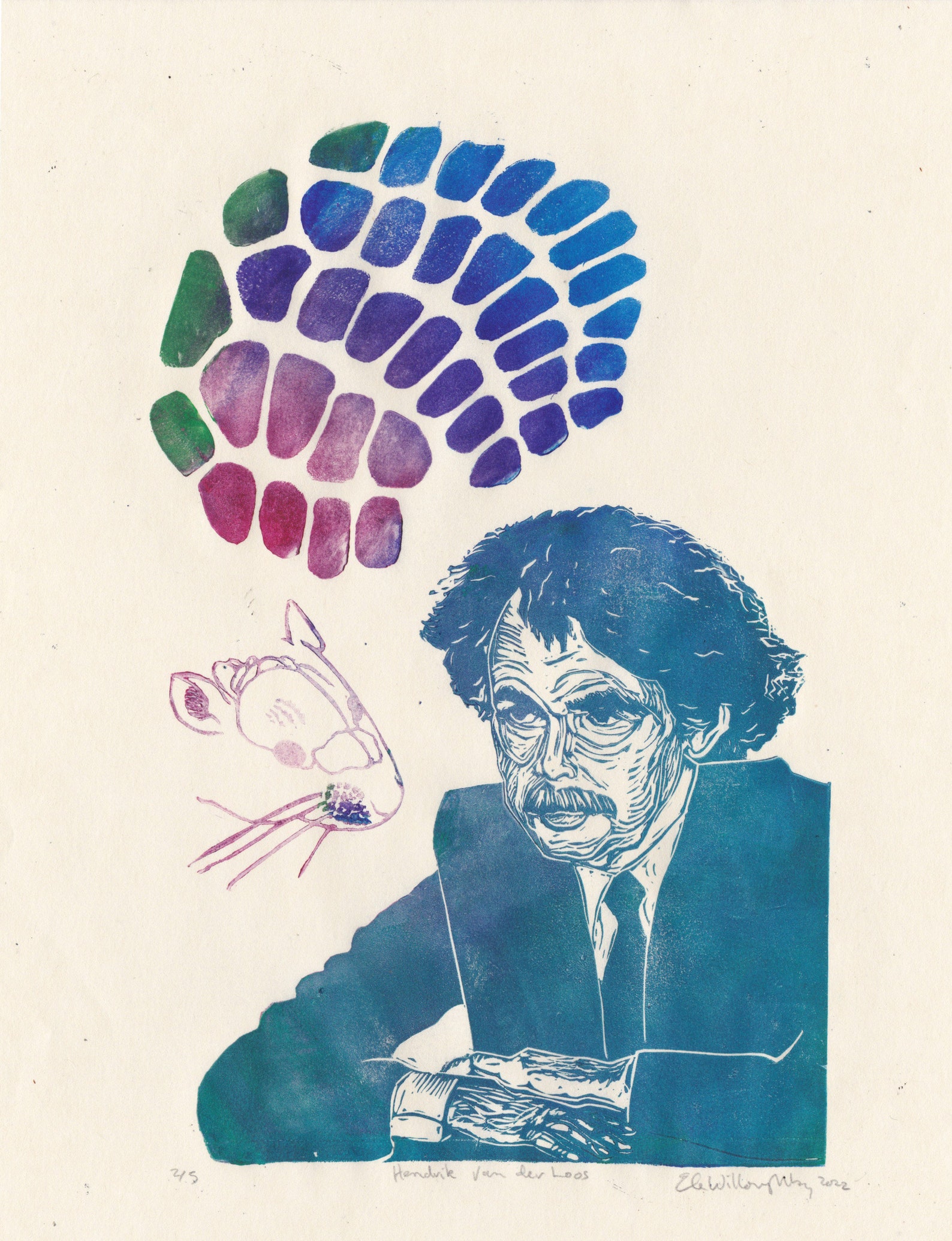 Neuroscientist Hendrik Van Der Loos and the Mouse Barrel Cortex, Lino ...