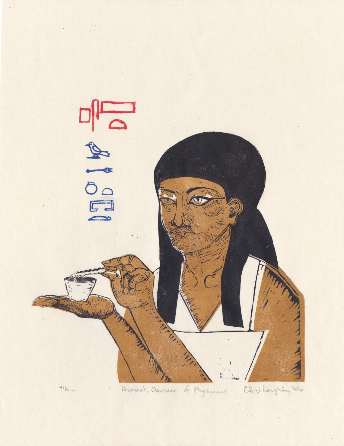 Peseshet Ancient Egyptian Overseer of Women Physicians | Etsy